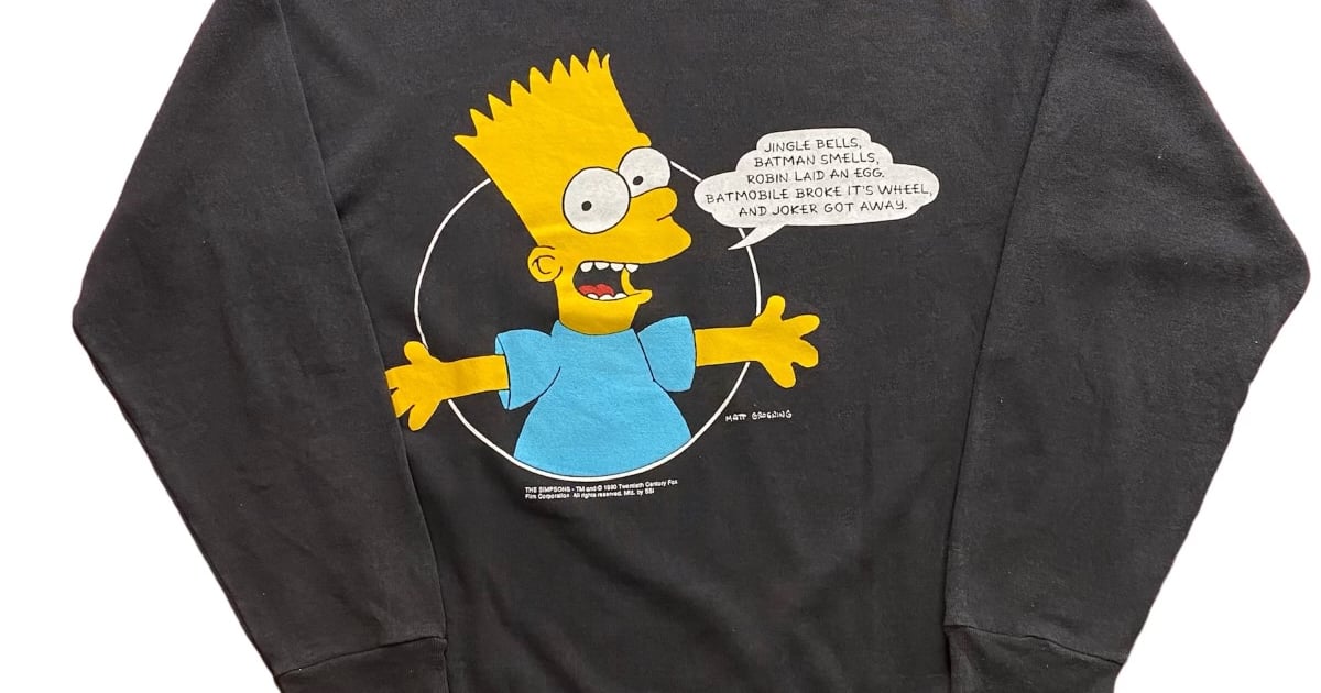 Black Bart Simpsons 90's Crewneck | Monkies